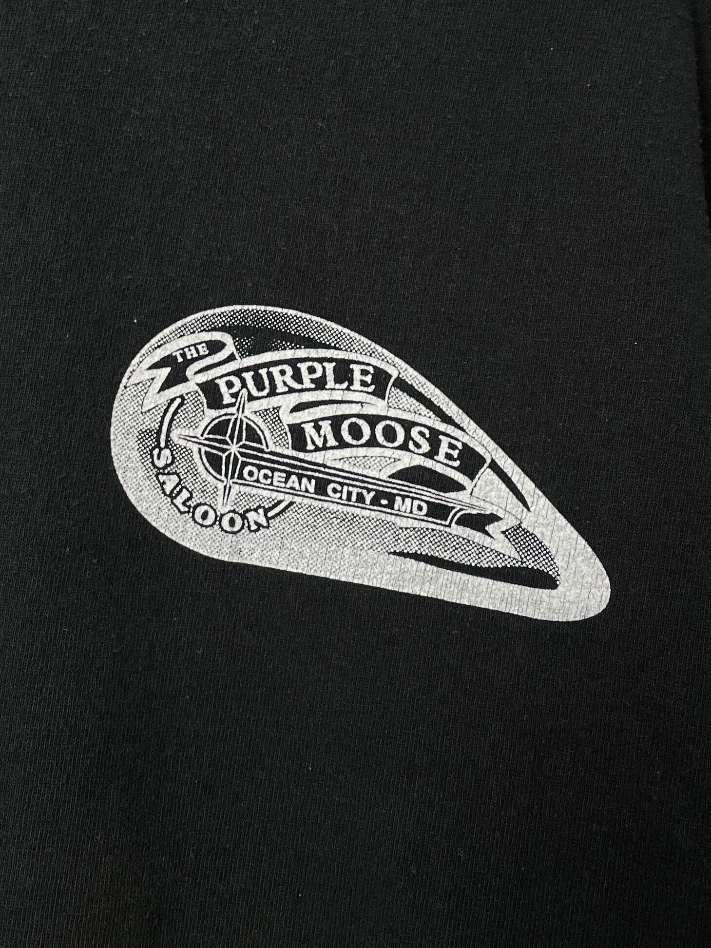 Vintage 1990s Purple Moose Saloon Ocean City Maryland USA Flag ...