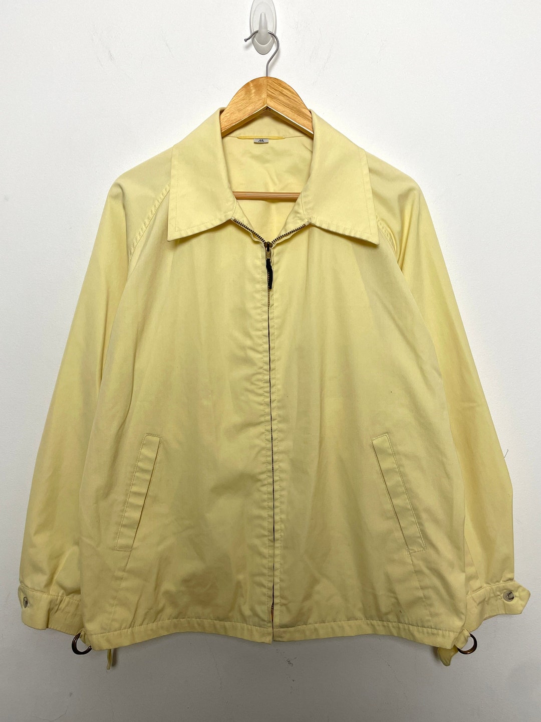 Vintage 1970s Yellow Talon Zipper Harrington Jacket (size Adult Large ...