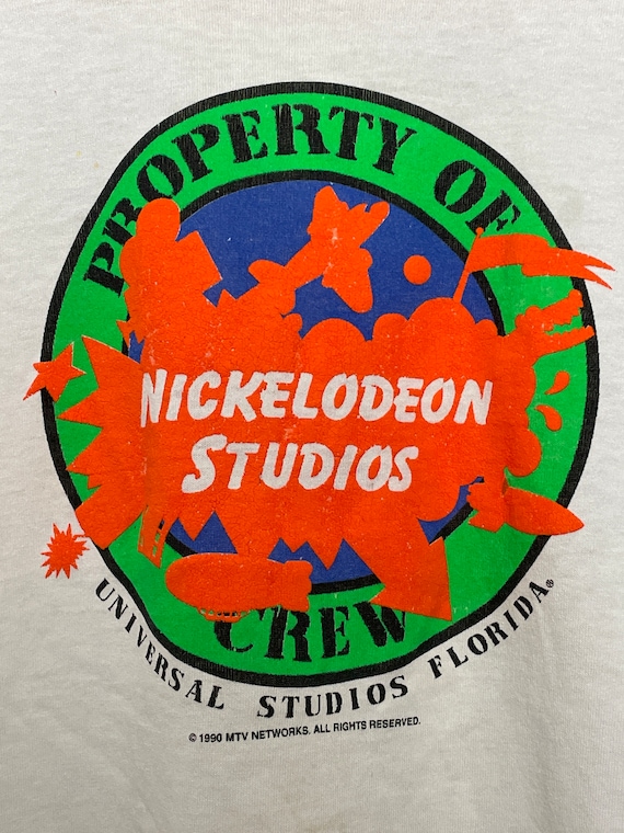 Vintage 1990 Nickelodeon Studios Crew Universal Flori… - Gem