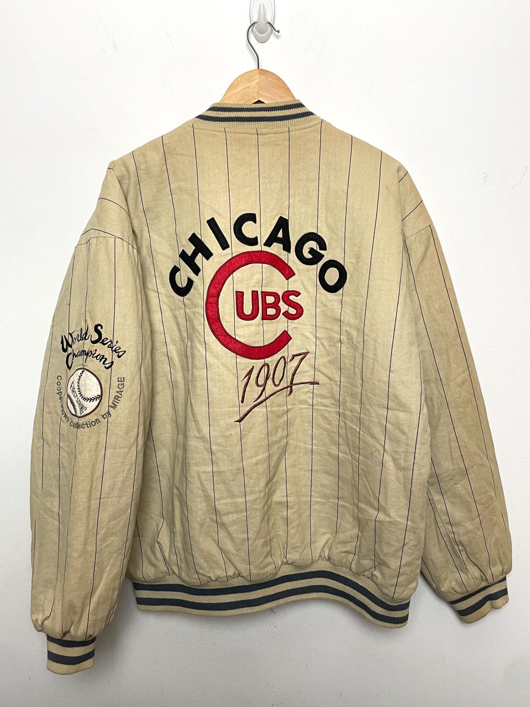 Vintage 1990s Mirage 1907 Chicago Cubs World Series Champions Wrigley ...