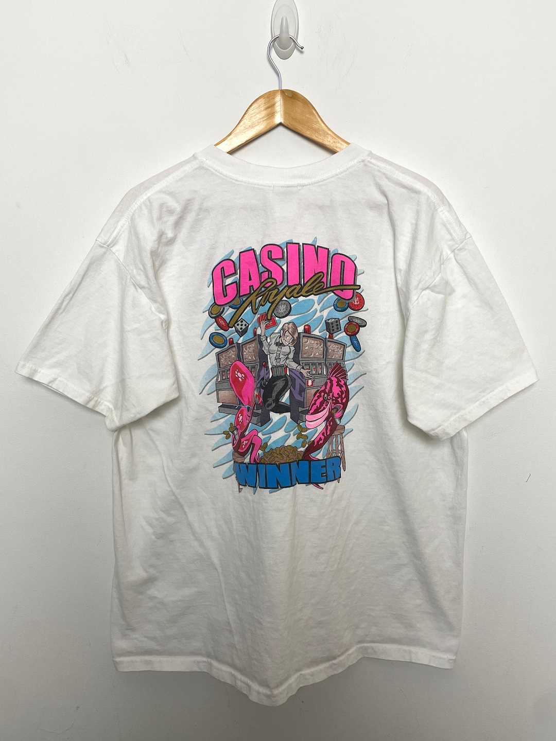 Vintage 1990s Royal Caribbean Casino Winner Royale Slot Machine Graphic ...