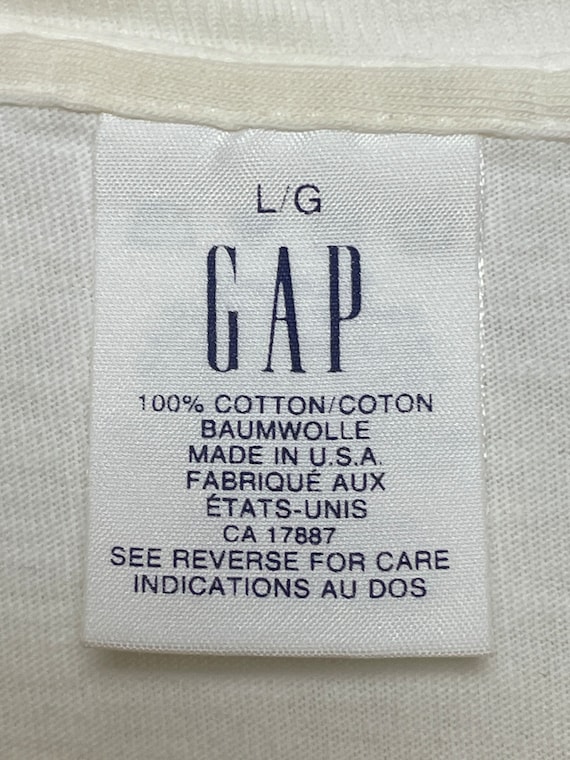 Vintage 1990s Gap made in USA Palm Tree Art Graphic T… - Gem