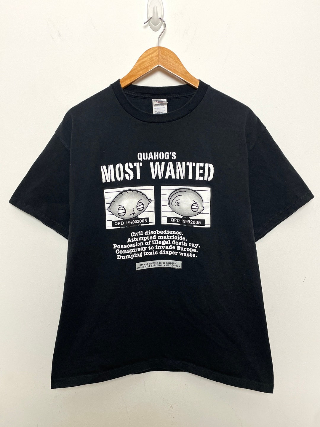 Vintage Stewie Griffin Family Guy “quahog’s Most Wanted” Cartoon ...