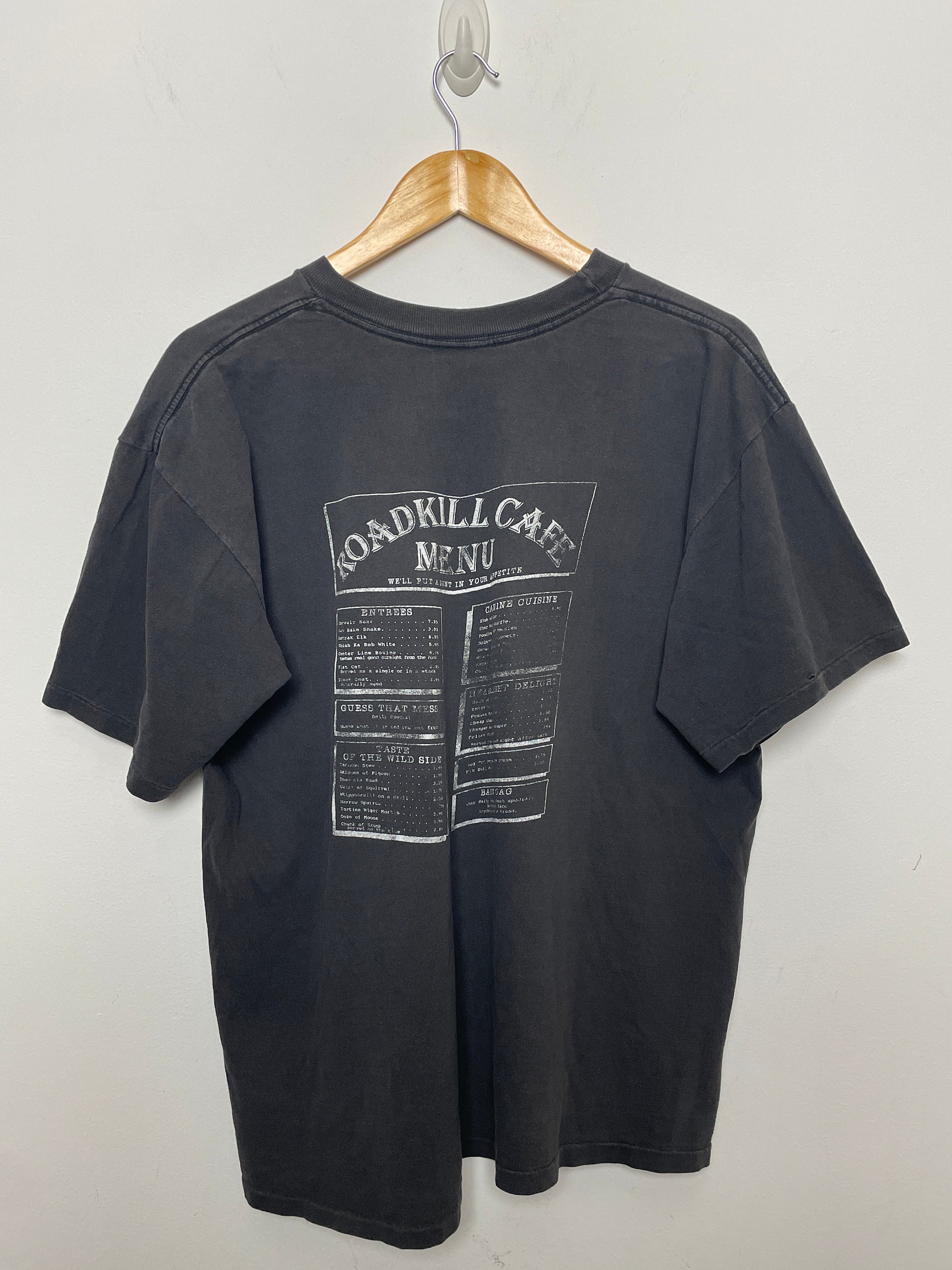 Vintage 1990s Roadkill Cafe Menu south of the - Etsy