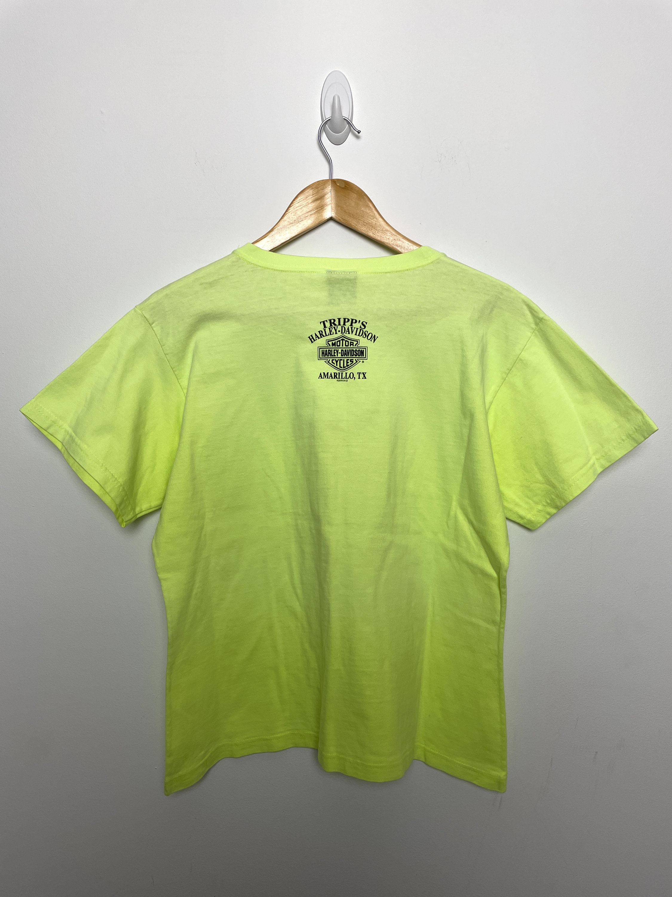 2001 Y2K Harley Davidson Motorcycles Amarillo Texas Graphic Women's Tee ...