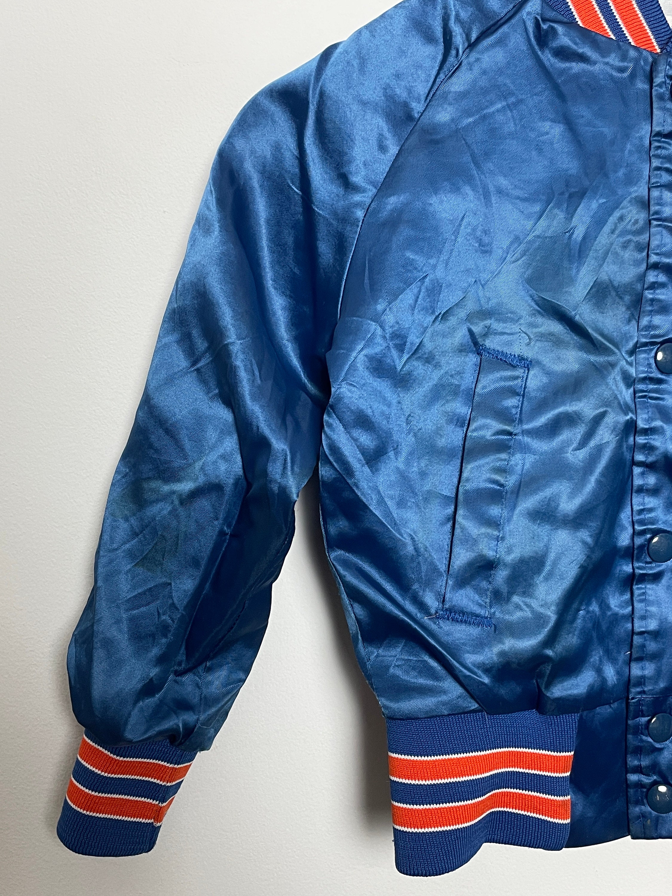 Vintage 1980s Chalk Line Florida Gators Kids Ringer Satin College ...