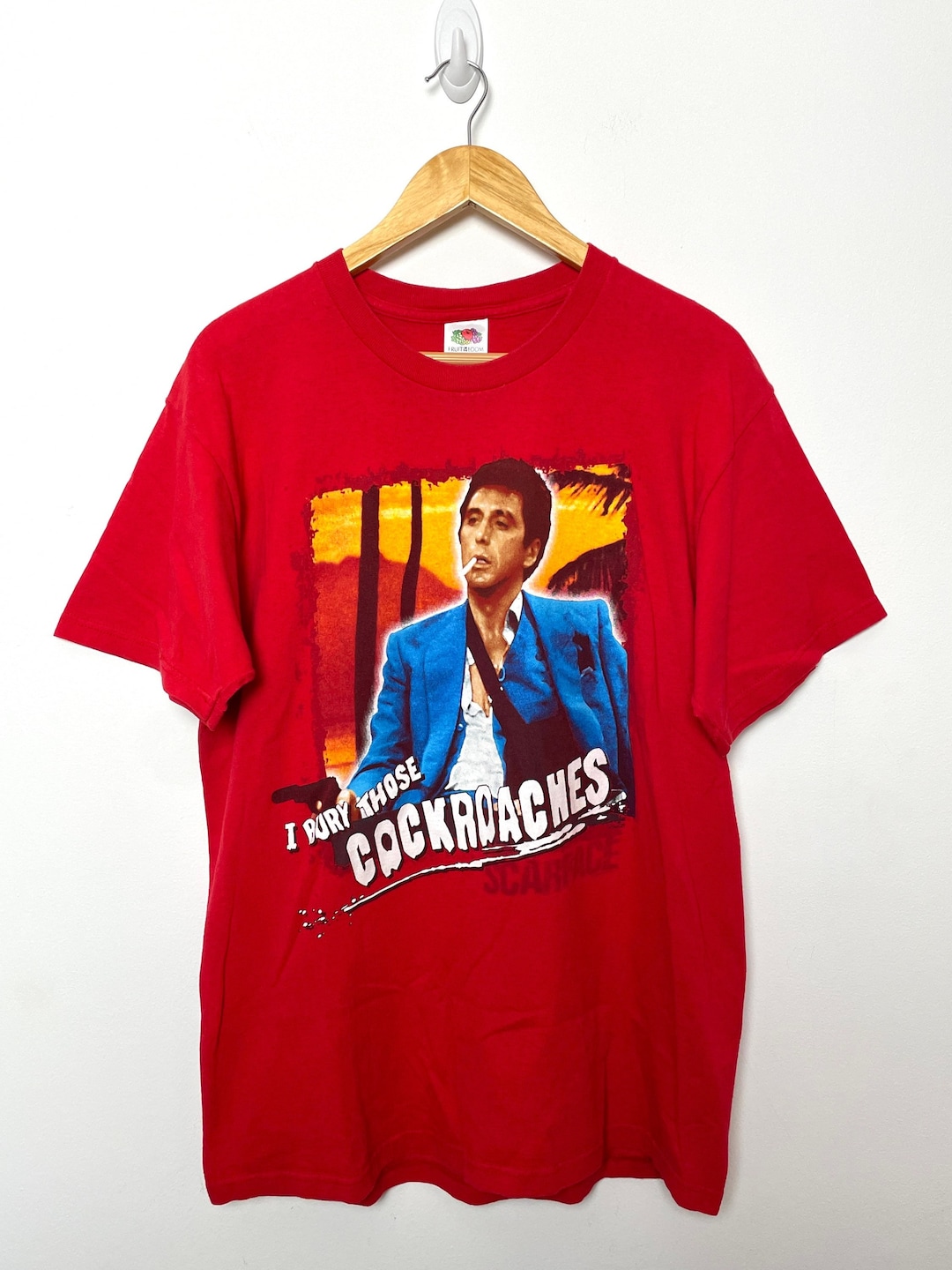 Early 2000s Scarface “I Bury Those Cockroaches” Graphic Tony Montana Al ...