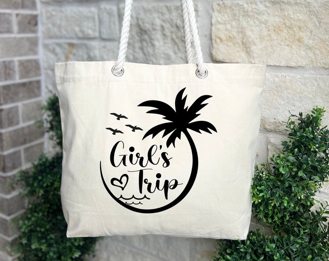 Custom Girls Trip Tote Bag, Great Times, Great Memories, 2024 Girls ...