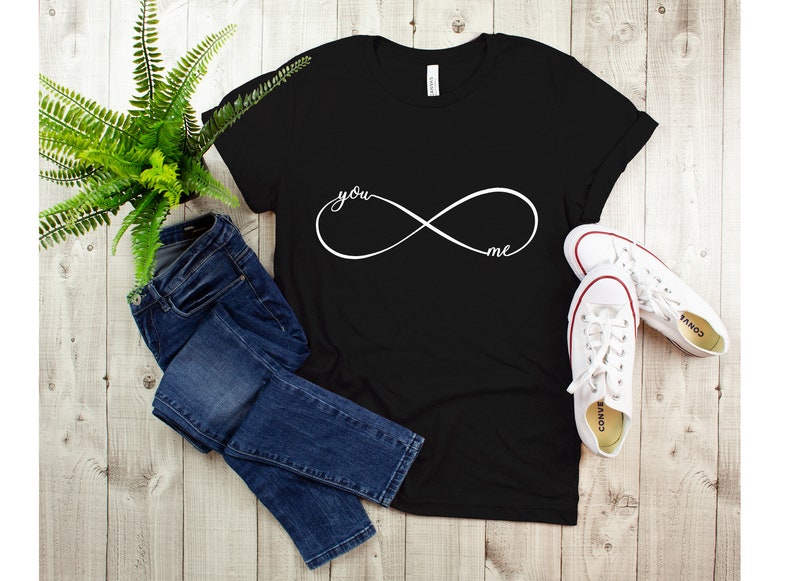 Love Infinity Forever Tshirt Couple Cute Infinity Shirt | Etsy