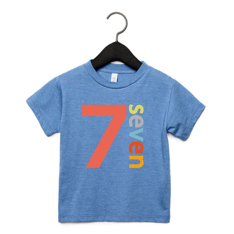 7th Birthday Shirt 7th Birthday Outfit Seven Birthday Shirt - Etsy