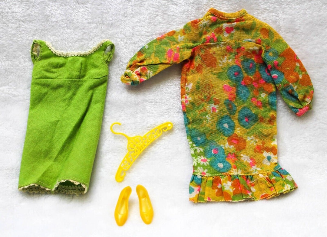 Vintage Barbie Francie Outfit in Print 1288 Missing Hat 1967 Mattel - Etsy