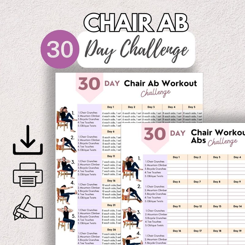 Ab Exercise for Seniors - Etsy