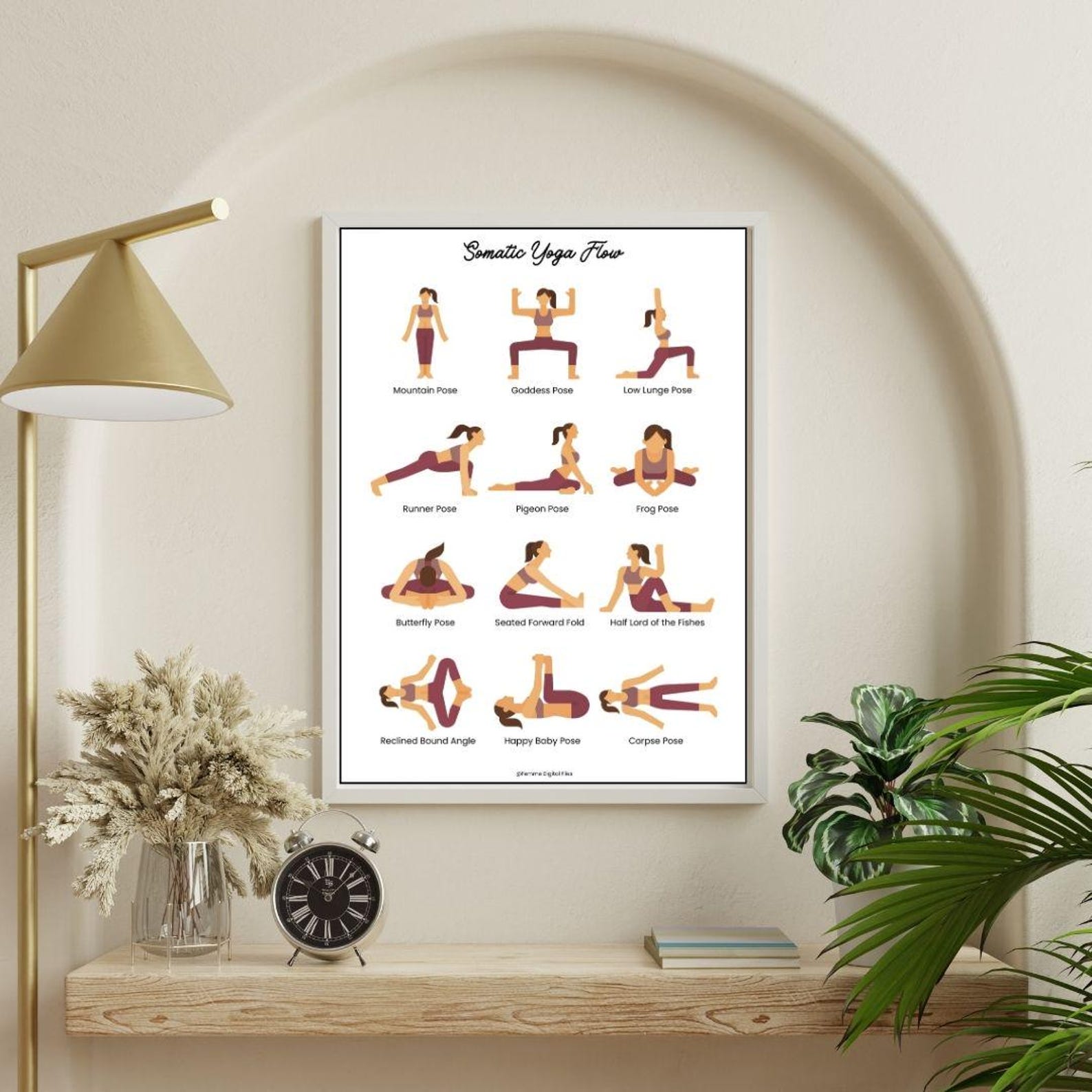Somatic Yoga Poses: Beginner Workout, PTSD Relief (digital Download) - Etsy