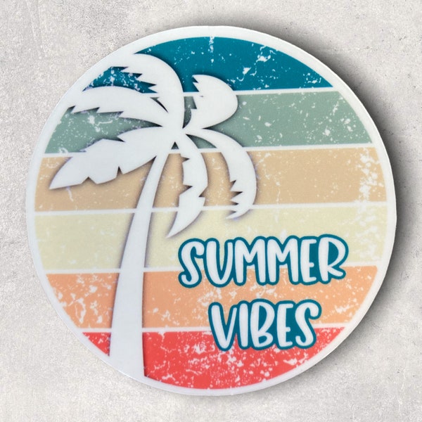 Summer Vibes Sticker - Etsy