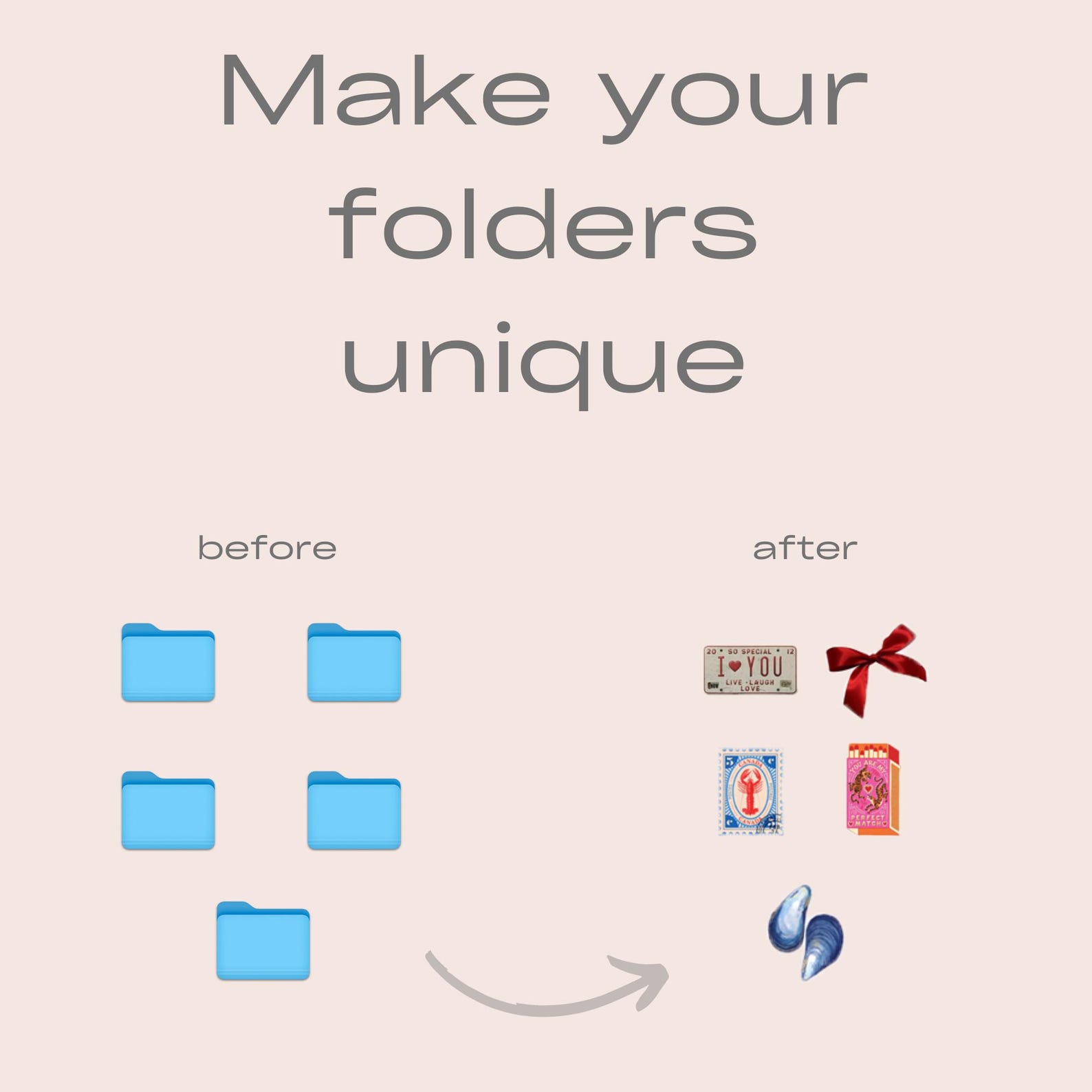 20 Creative Folder Icons | Aesthetic Girl Dinner MacBook Folder Icons ...