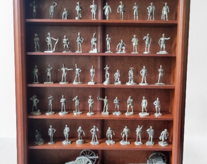 Franklin Mint Pewter Figurines "the Fighting Men of America" Set of 52 ...