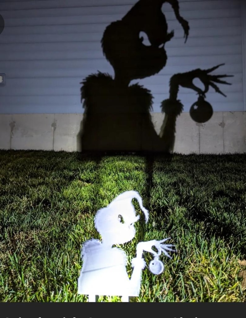 Grinch & Max Image Projector Set, Outdoor Christmas Decoration ...