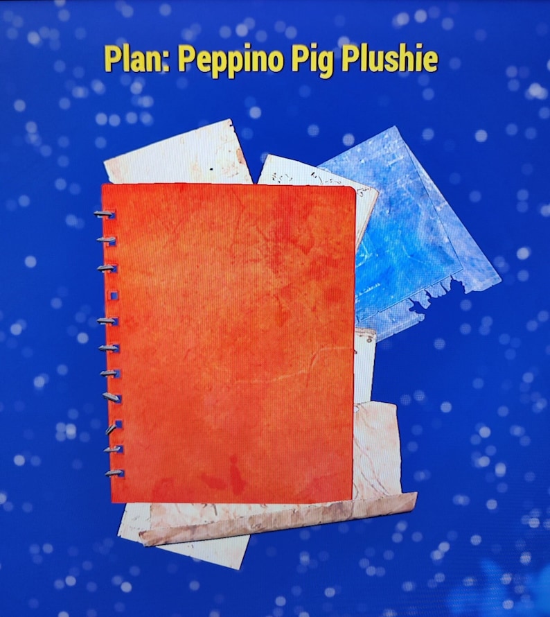Peppino Pig Plushie Plan NEW Fallout 76 on XBOX - Etsy