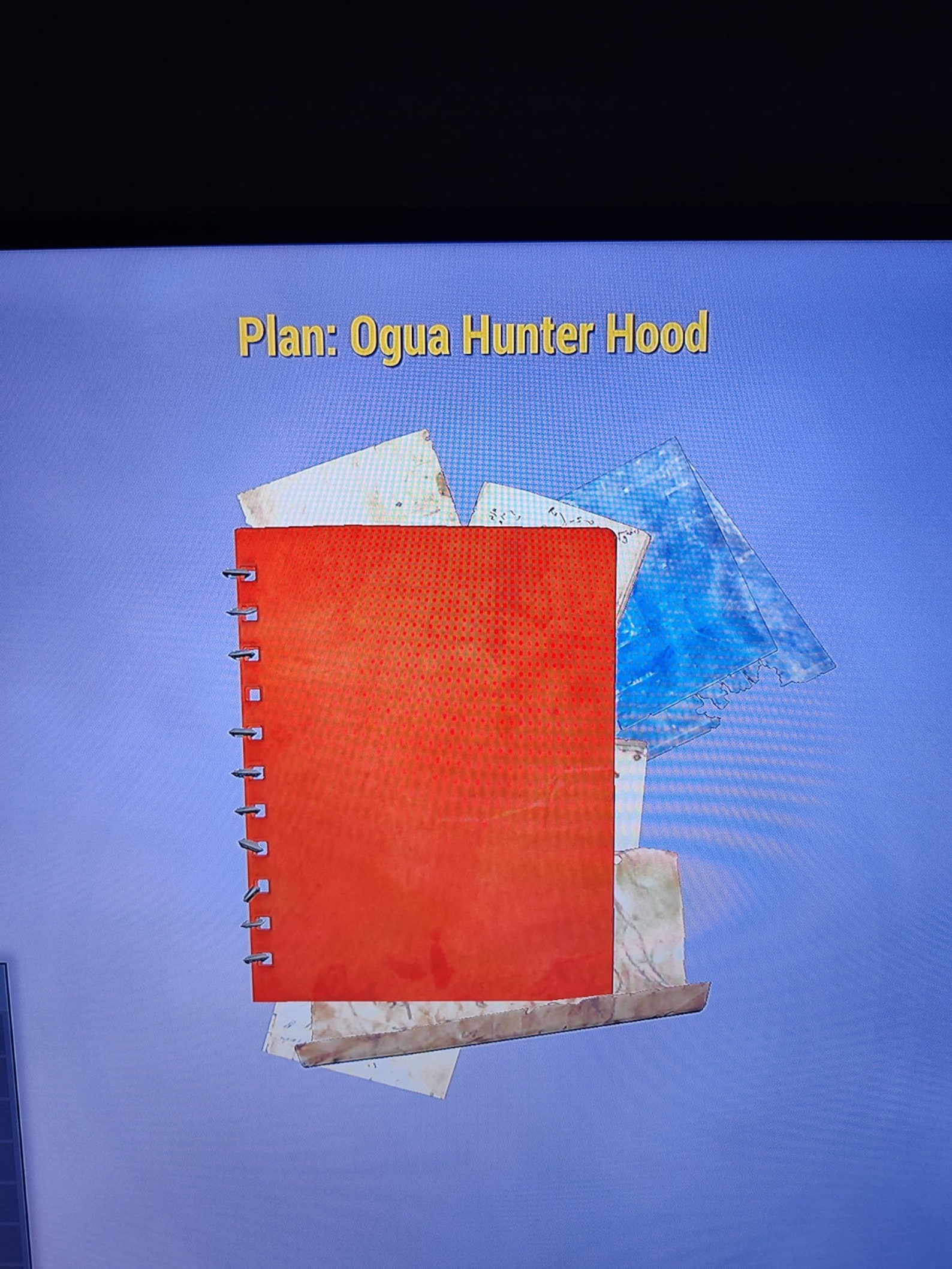 Ogua Hunter Hood Plan For Fallout 76 On Xbox Etsy