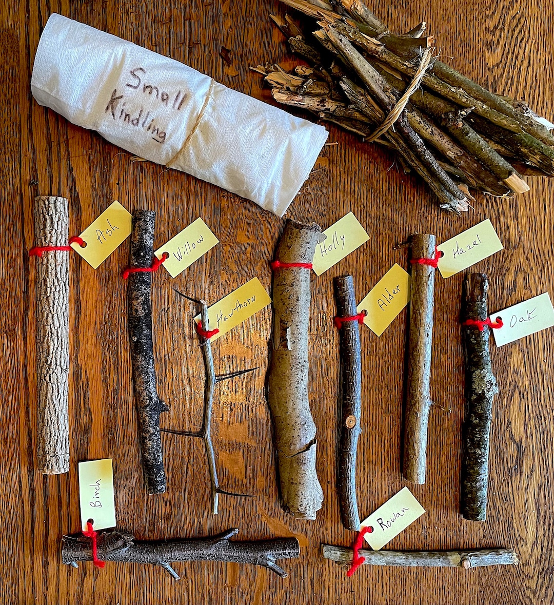 Yule 9 Sacred Woods TRADITIONAL Ritual Firewood W/hemlock KINDLING ...
