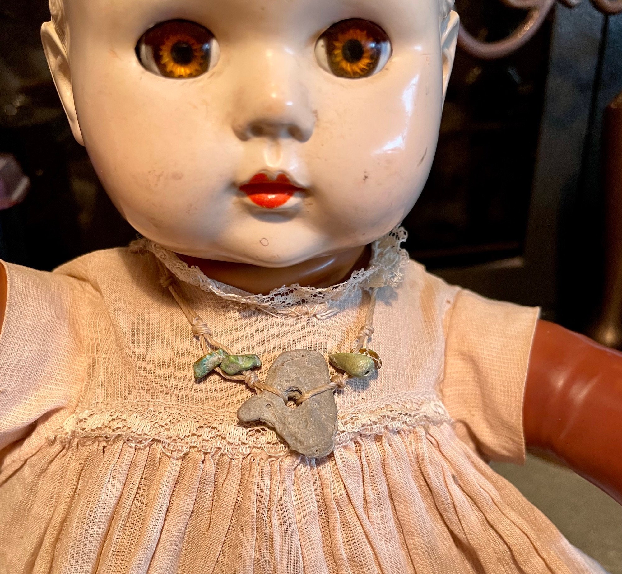Haunted, Skin Changed Cursed Doll, 90 Year Old Vintage Creepy Doll W ...