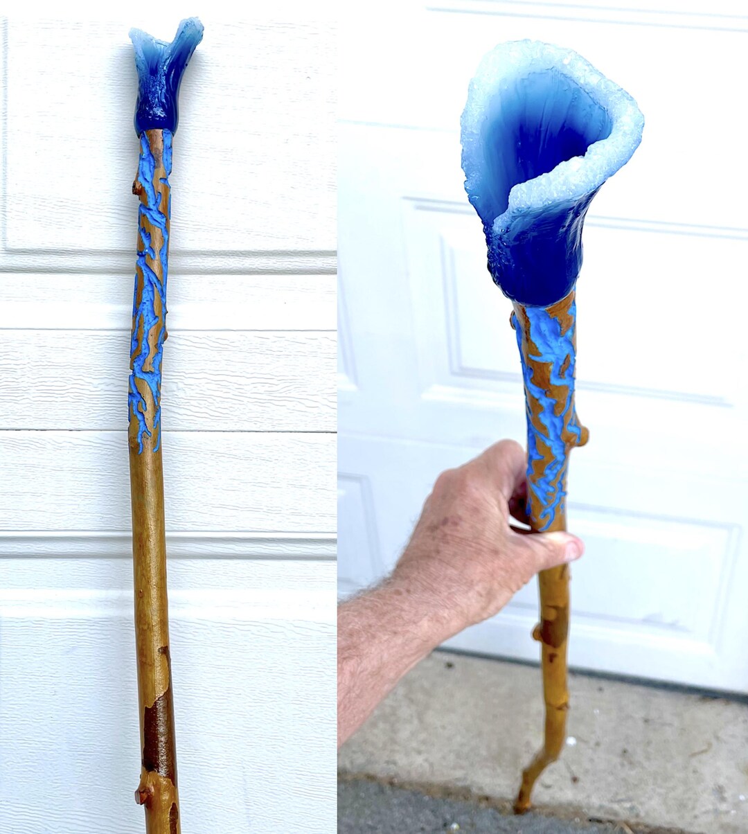 Hope PRIVATE SALE Mona Wizard Staff: Mage, Witch, Druid Wood Staff ...