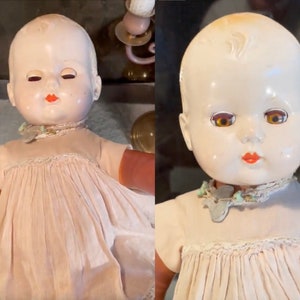 Haunted, Skin Changed Cursed Doll, 90 Year Old Vintage Creepy Doll W ...