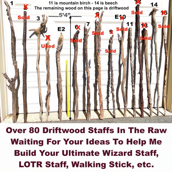 Wizard Staff - Etsy