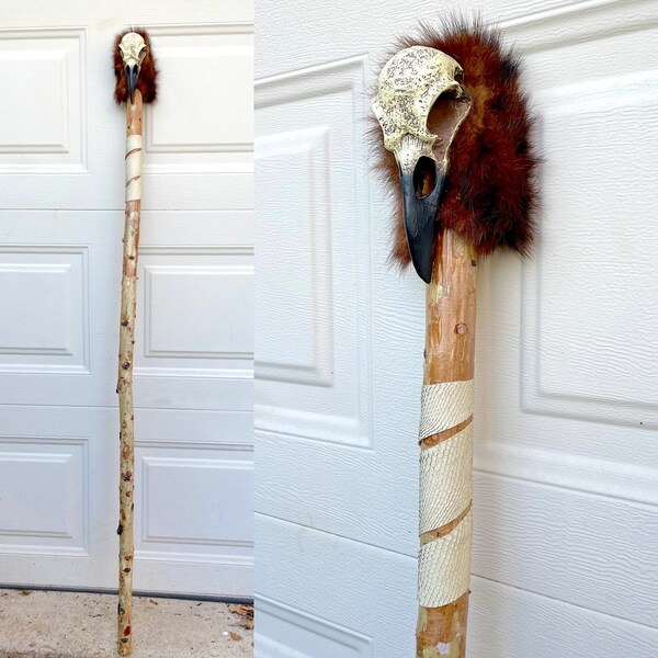 Wizard Skull Staff - Etsy