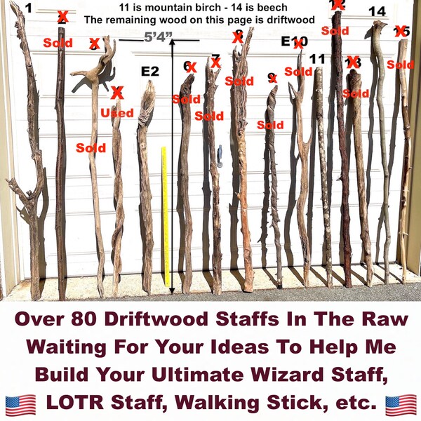 Walking Staff - Etsy