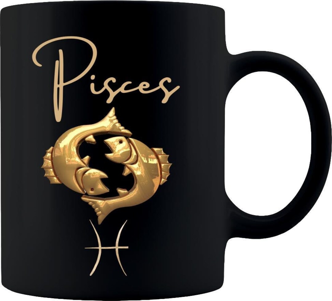 PISCES COFFEE MUG | Pisces Zodiac Coffee Mugs | Zodiac Sign Symbol Gift ...