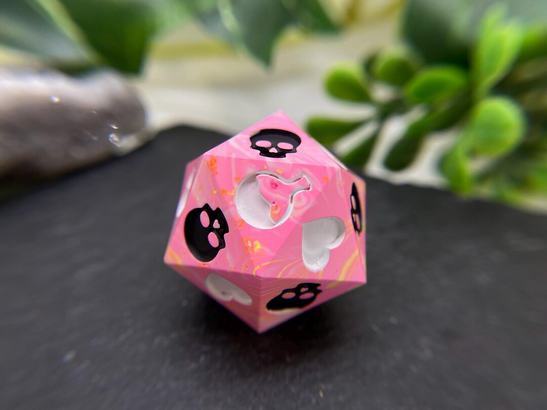 Halloween Party Foul Dnd Death Save Die Dnd Dice TTRPG - Etsy