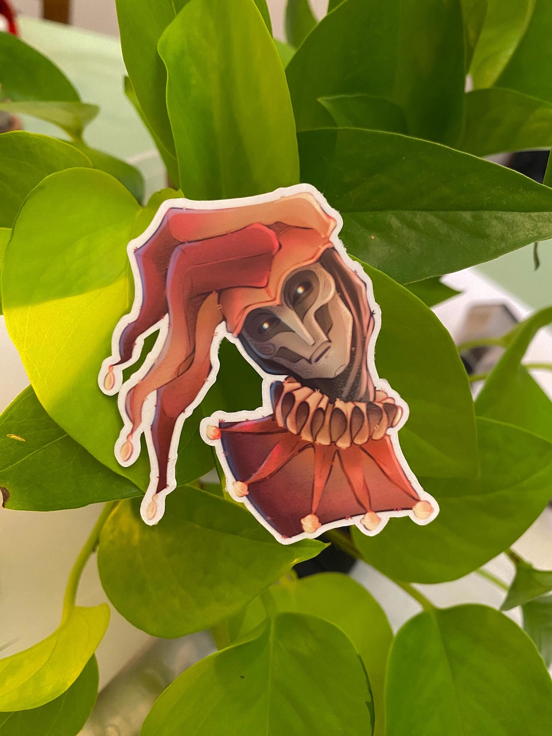 Creepy Medieval Jester Sticker Gothic Aesthetic Waterproof Vinyl Decal ...