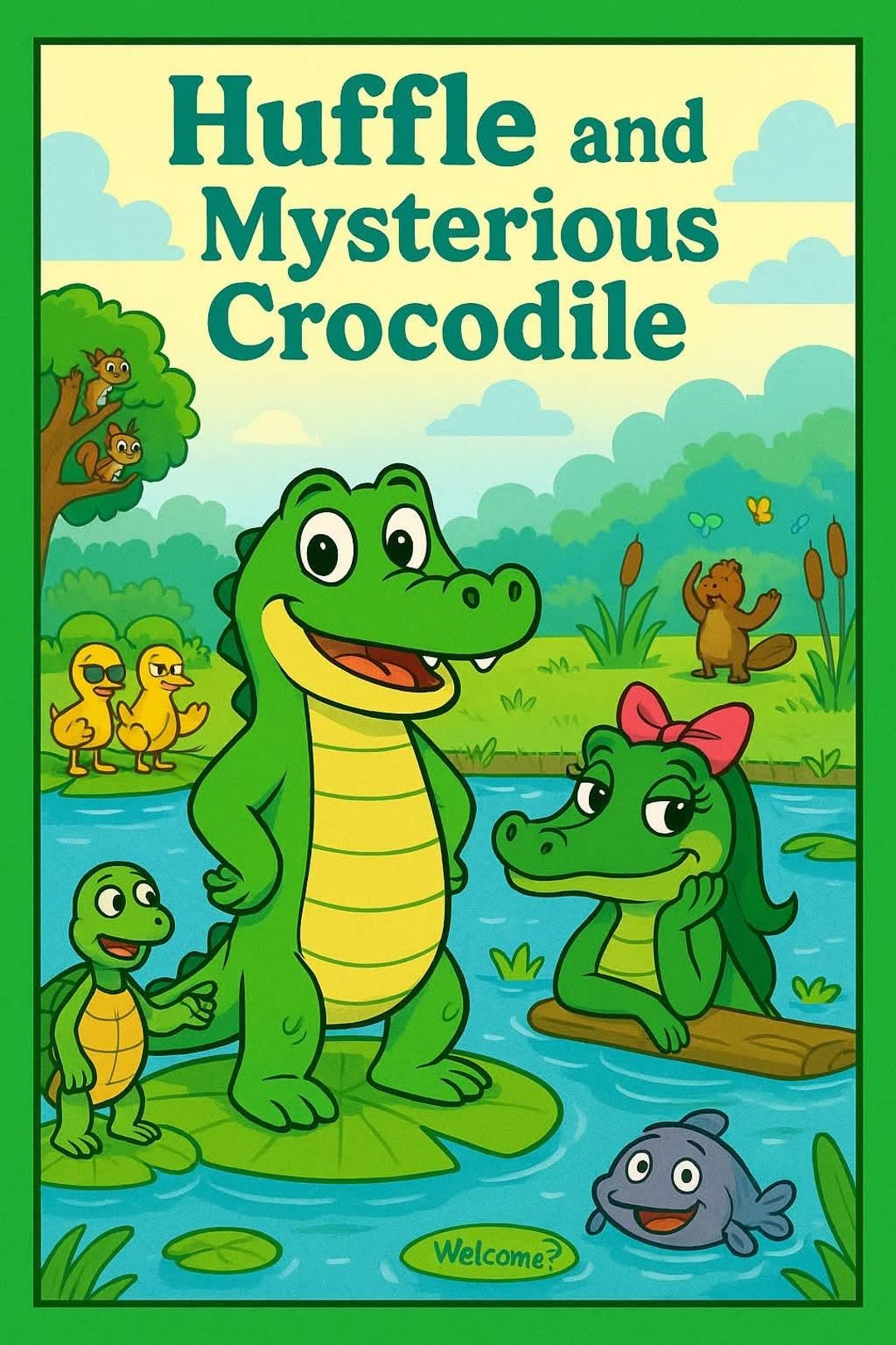 Huffle and the Mysterious Crocodile - Etsy