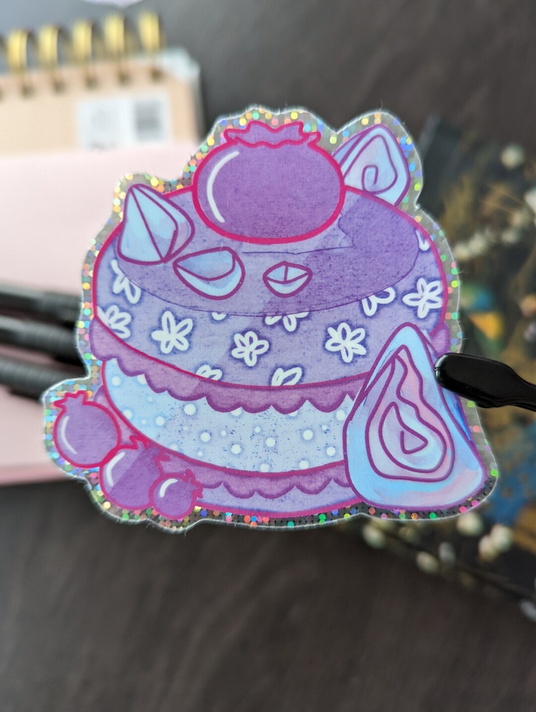 Blueberry Crystal Dessert | Cute - Aesthetic - Sweet - Waterproof 3 ...