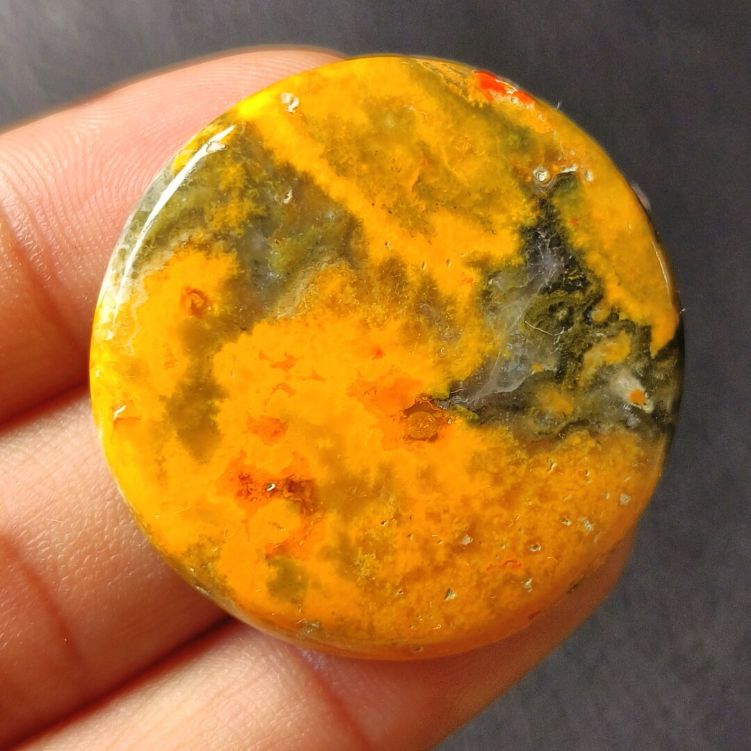 Yellow Bumblebee Gemstone/hand Polish Bumblebee Cabs/crystal Bumblebee ...