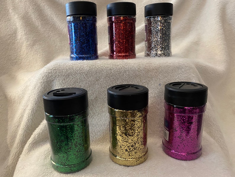 Personalized Glitter Ornaments, Custom Ornaments, Personalized, Glitter ...