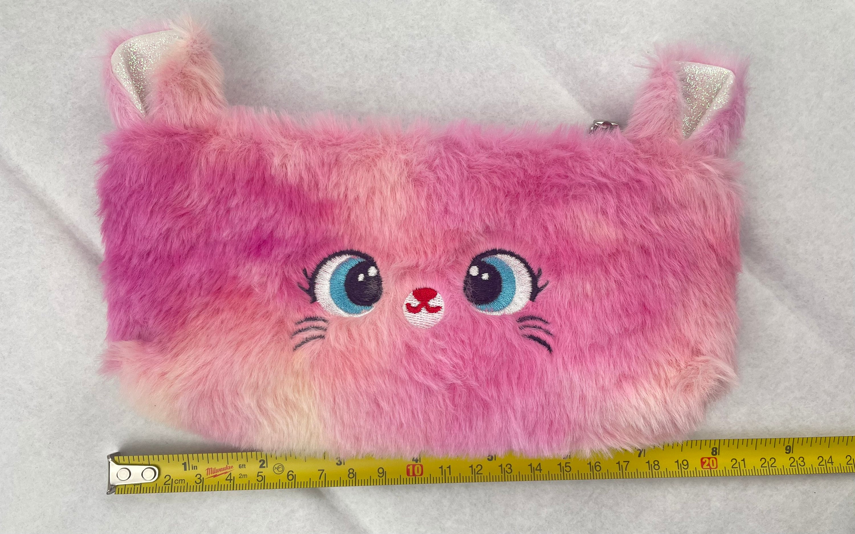 Cute Kitty Plush Pencil Pouch Bag - Etsy