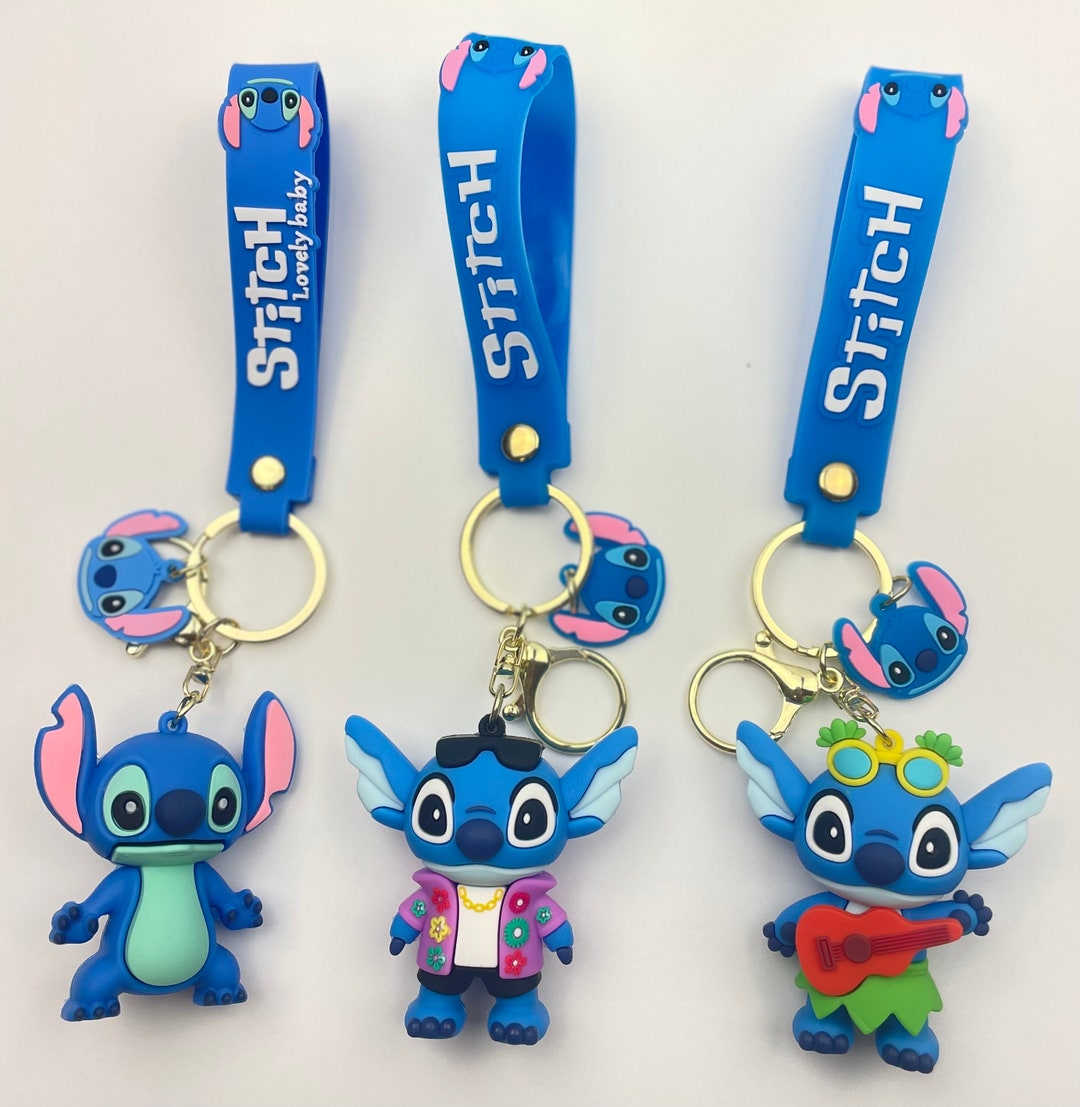 Cute STITCH Keychain 2 - Etsy