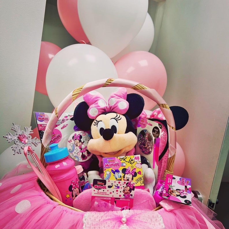Minnie Mouse Gift Basket - Etsy