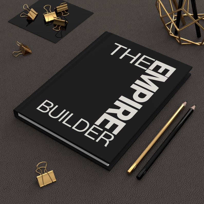 Notebook Business Planner Empire Builder Entrepreneur Gift Success ...