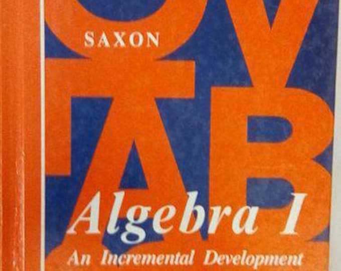 Saxon Algebra 1 3rd Edition: Student Textbook, Test Forms, Homeschool ...