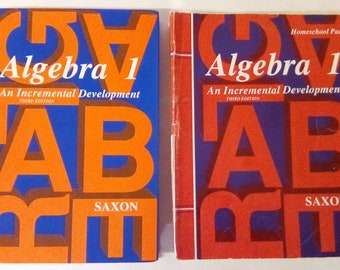 Saxon Algebra 1 3rd Edition: Student Textbook, Test Forms, Homeschool ...