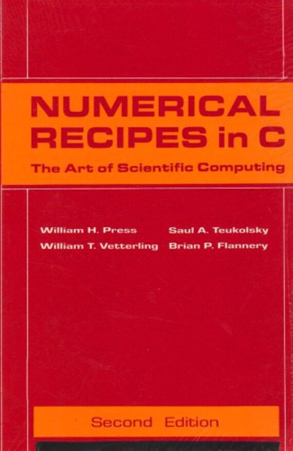 Numerical Recipes in C: the Art of Scientific Computing | Etsy