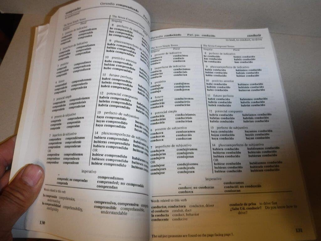 501 Spanish Verbs: Fully Conjugated in All the Tenses - Etsy 501 Spanish Verbs: Fully Conjugated in All the Tenses - Etsy