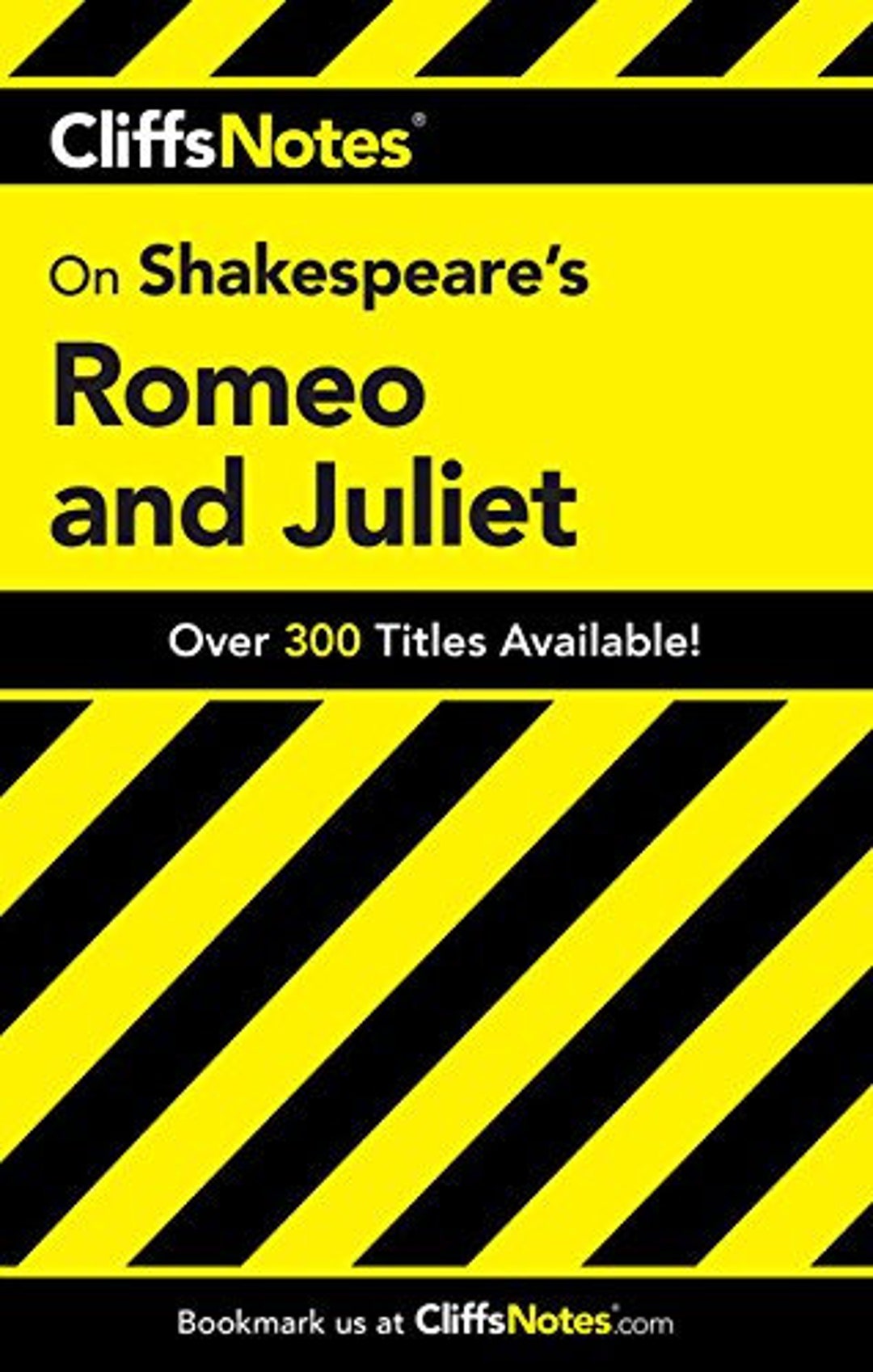 Cliffsnotes on Shakespeare's Romeo and Juliet (cliffsnotes Literature ...