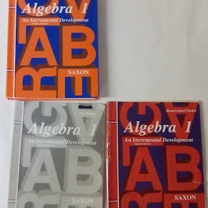 Saxon Algebra 1 3rd Edition: Student Textbook, Test Forms, Homeschool ...