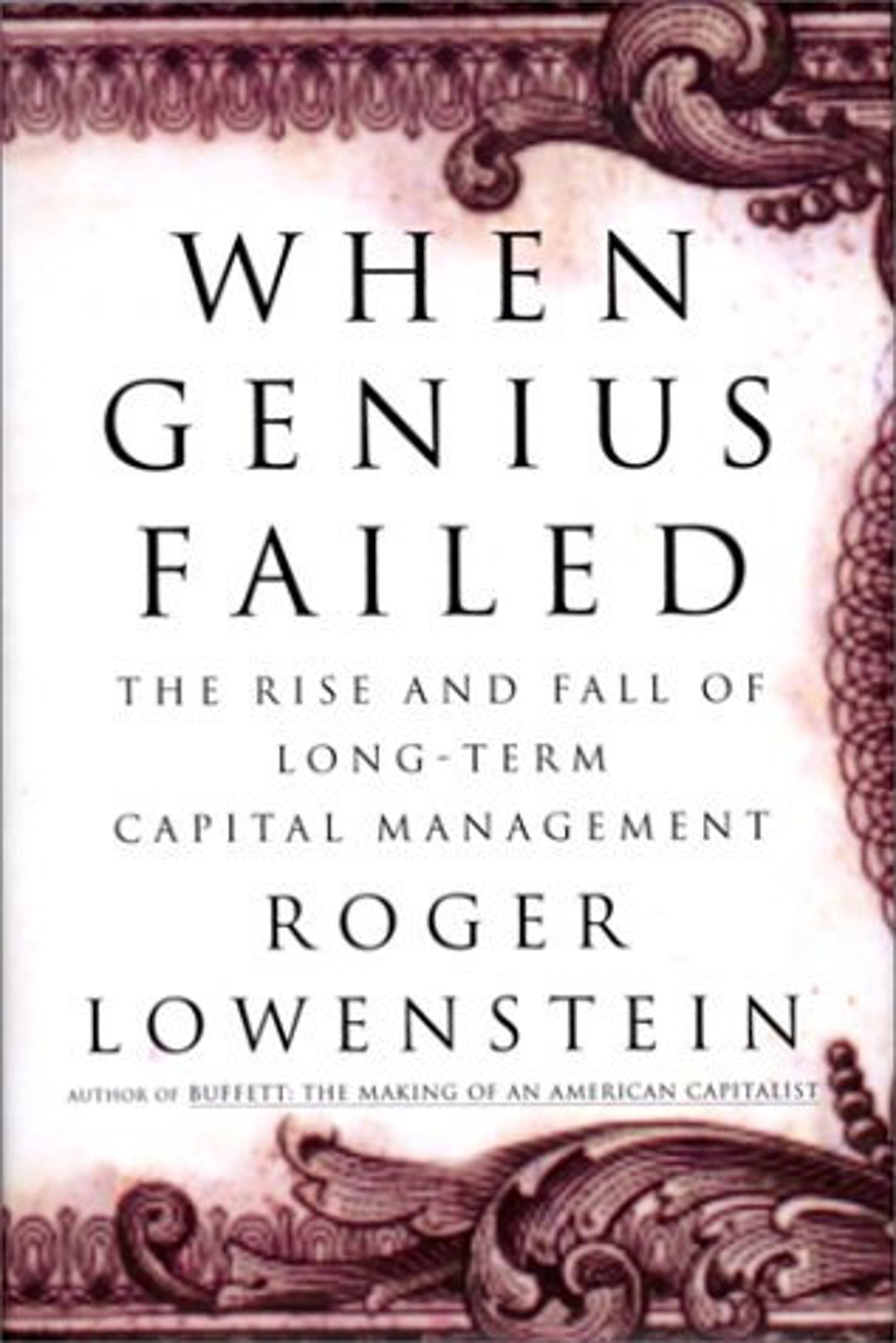 When Genius Failed: the Rise and Fall of Long-term Capital - Etsy