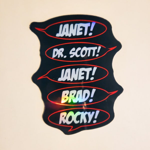 The Rocky Horror Picture Show Stickers - Etsy