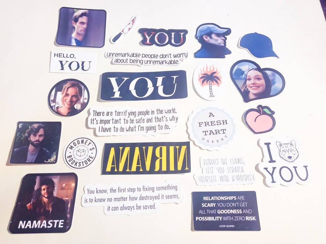 You Netflix Sticker Set 22 Stickers TV Series Show Joe - Etsy